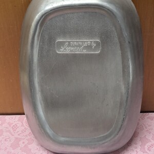 Vintage Cast Aluminum DURATALE® by Leonard Metal Bread Platter 'give Us ...