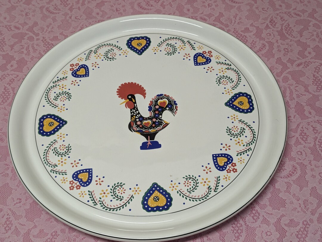 Vintage Block Bernarda Daybreak Charger Chop Plate 12" - Etsy