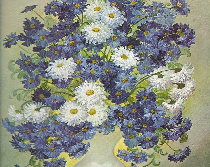 Marion Rice Vintage Art Prints Floral Bouquet Litho USA - Etsy