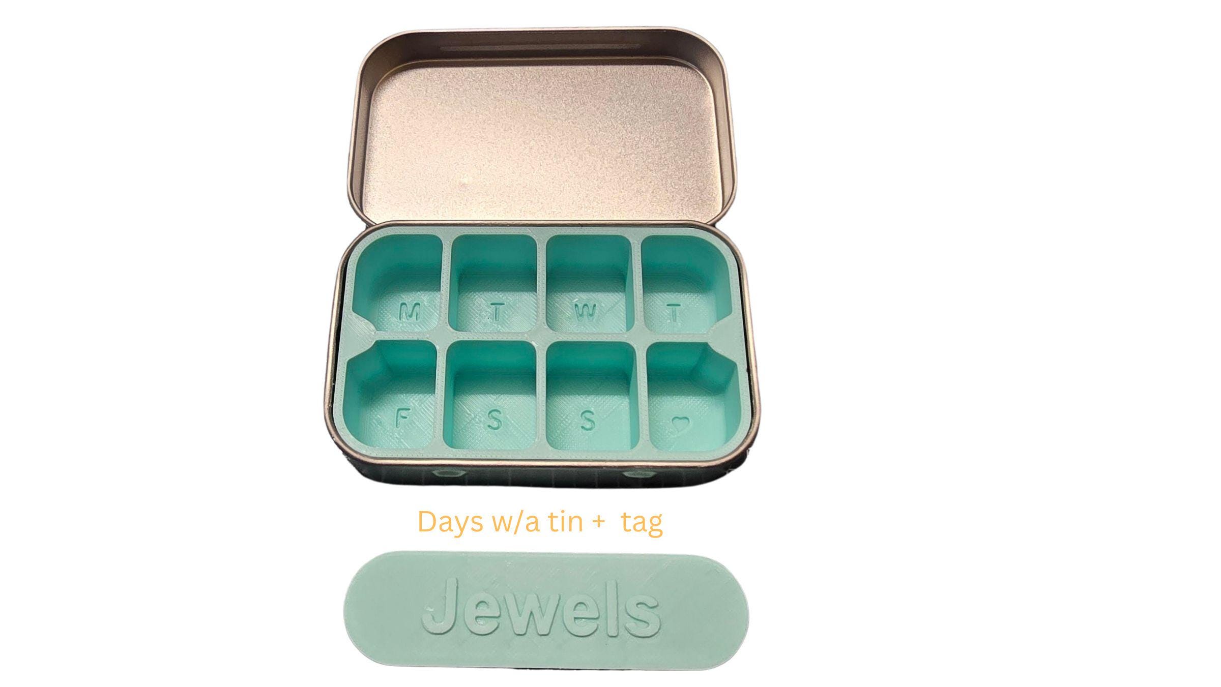 Altoids Tin Organizer With Magnetic Insert: Pill, Medication, Fishing ...