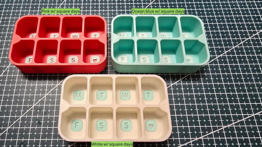 Custom Pill/medication Organizer Inserts for Altoids Tins W/magnet ...