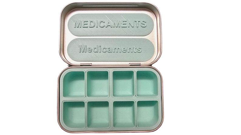 Custom Pill/medication Organizer Inserts for Altoids Tins W/ Optional ...
