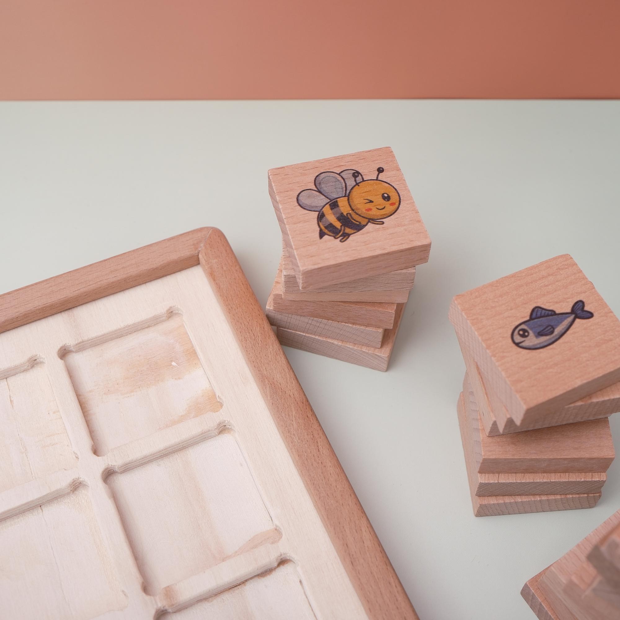 Wooden Coding Activity for Kids, Unplugged Coding Toy, Screen Free ...