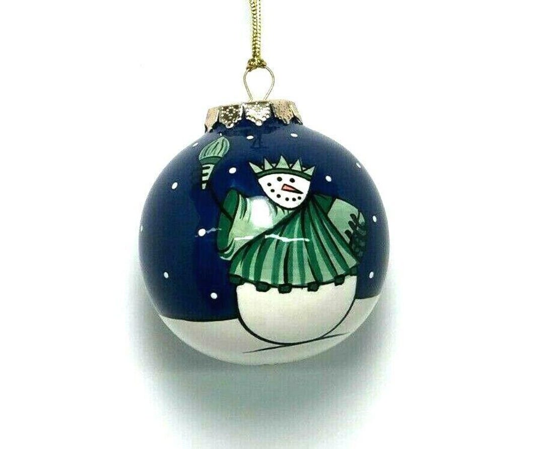 Lorrie Veasey Christmas Tree Ornament NYC Liberty Statue " Our Name is ...