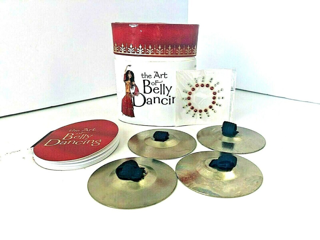 The Art of Belly Dancing Kit Full Set of Finger Cymbals & 32- Pages ...