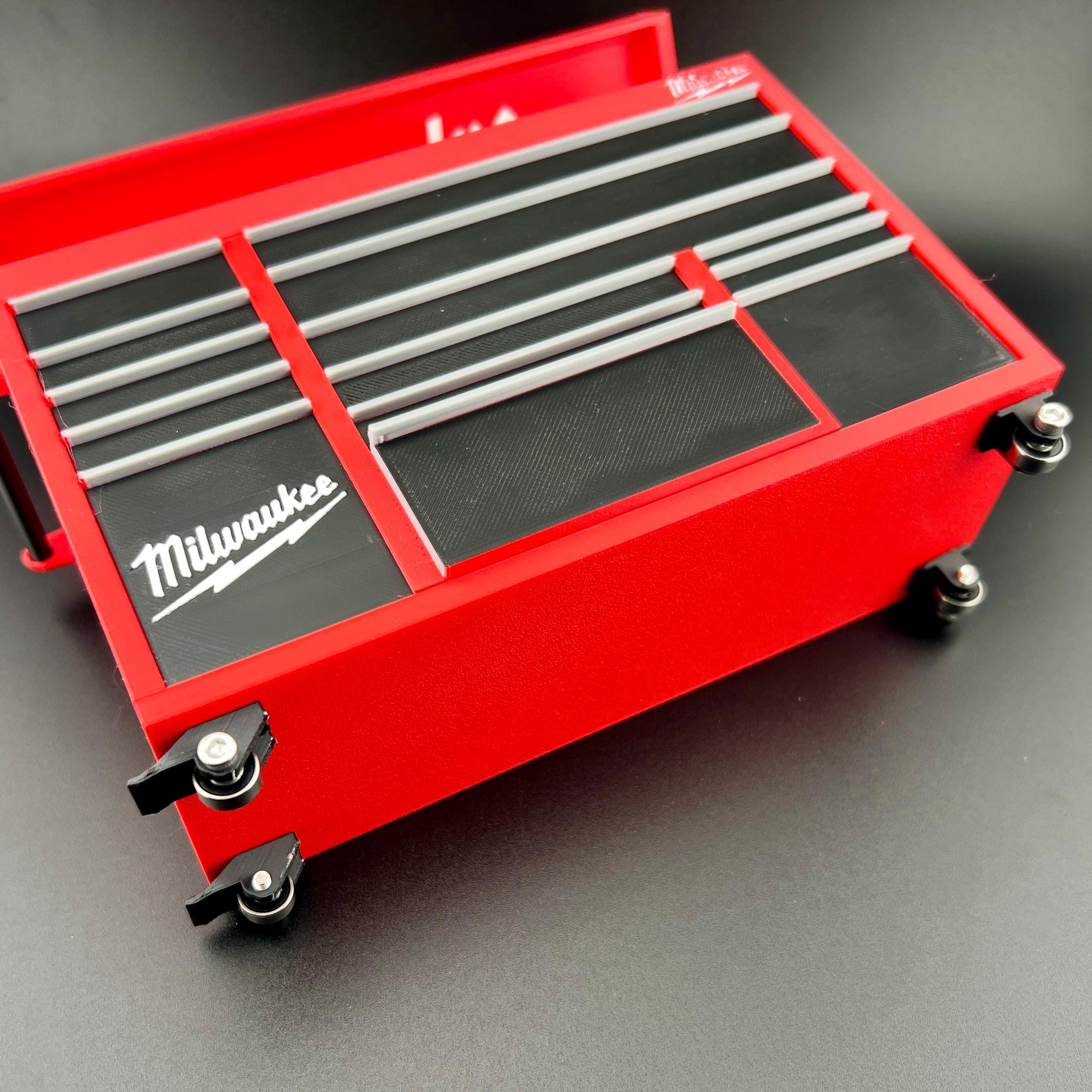 Milwaukee Mini Tool Box W/real Ball Bearing Wheels! - Etsy