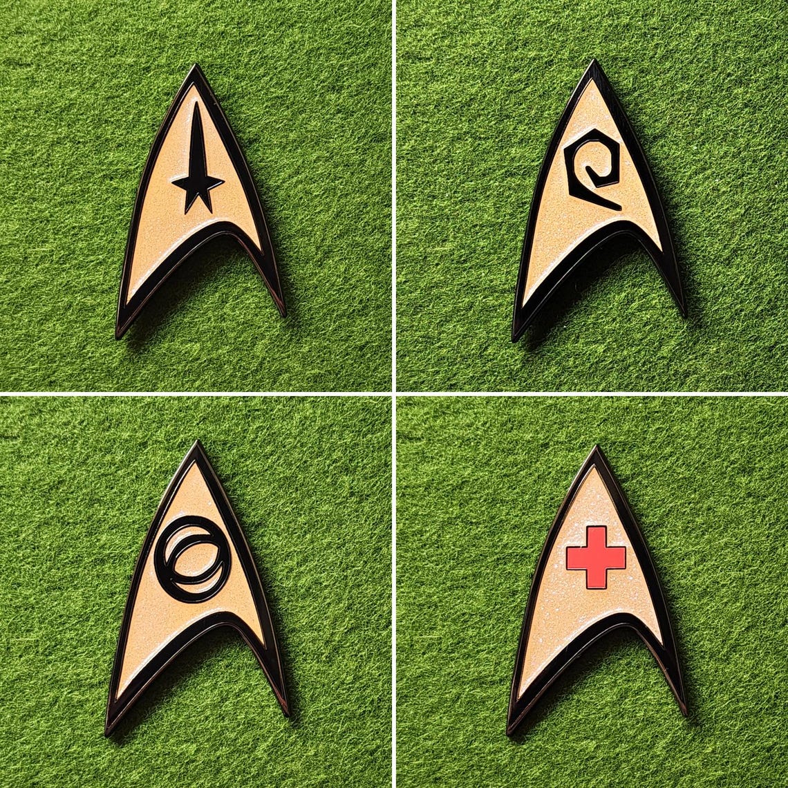 The Original Show TOS Badges 2" Enamel Pin Set of 4 - Etsy