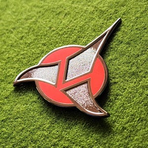 Star Trek Klingon Logo Emblem Insignia 2" Enamel Pin - Etsy