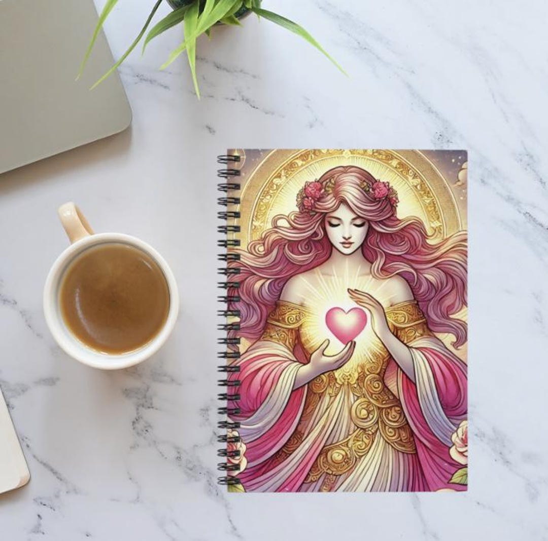 Aphrodite Venus Goddess Journal: Ruled Line Spiral Notebook - Etsy