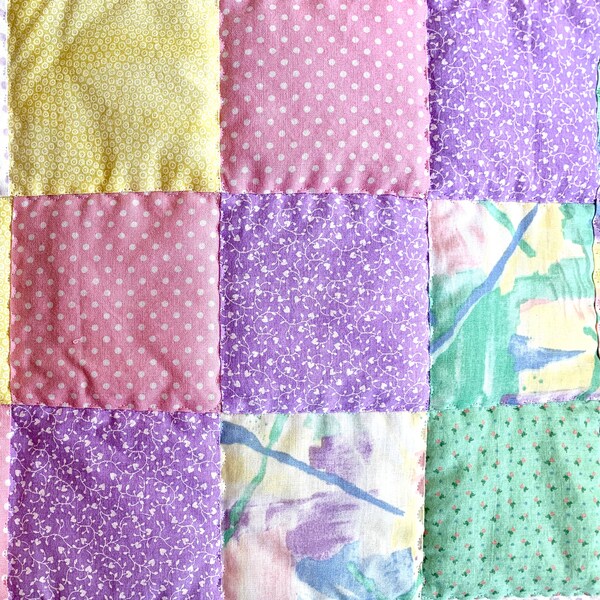 Pastel Quilt - Etsy