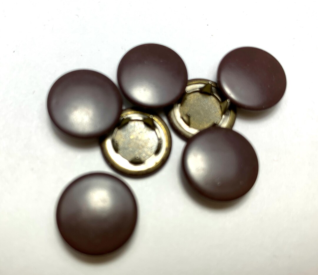 Scovill Cap Snap Fasteners Brown Size 18 11 Mm 100 Complete Sets - Etsy