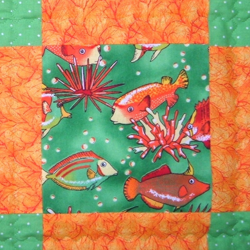 Fish Quilt - Etsy