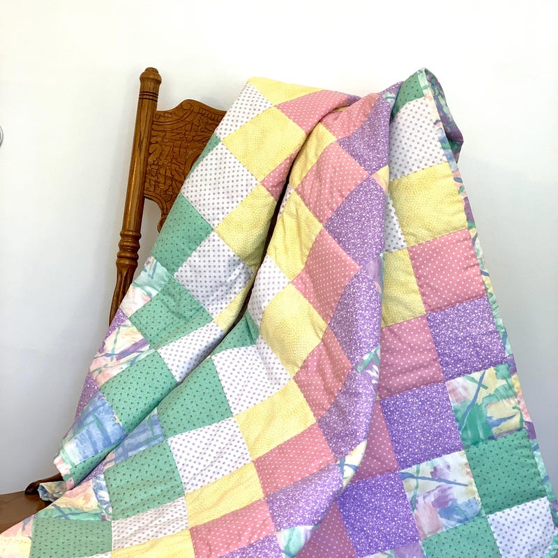 Pastel Quilt - Etsy