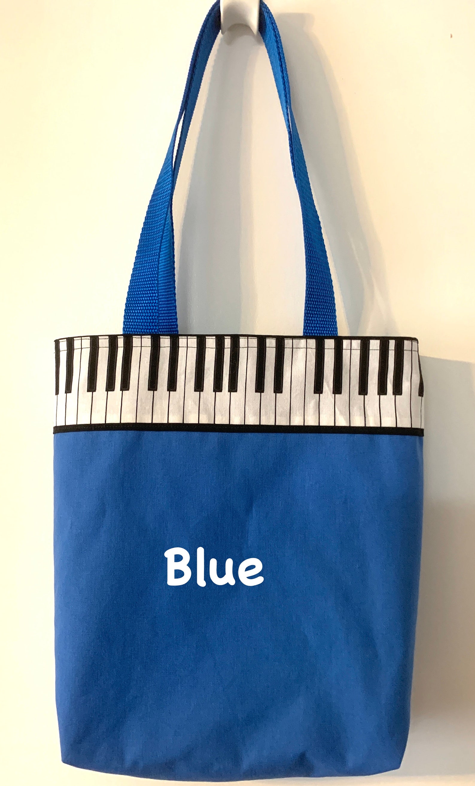 Tote Bag With Piano Keys in Black and Assorted Colors - Etsy