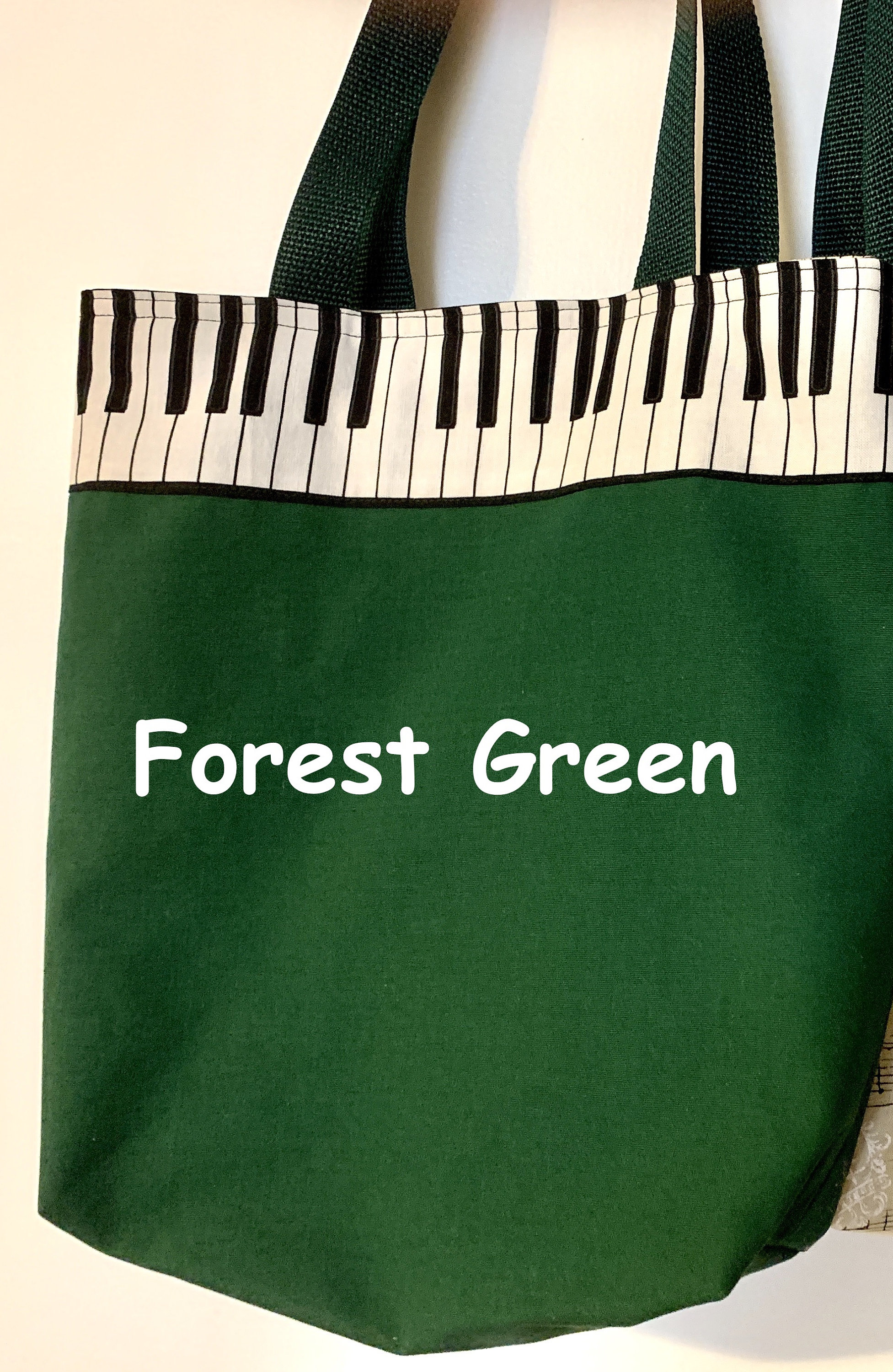 Tote Bag With Piano Keys in Black and Assorted Colors - Etsy UK