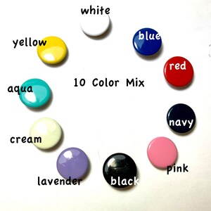 50 Sets Colored Gripper Snaps Size 16 (11 Mm) No Sew Fasteners - Etsy