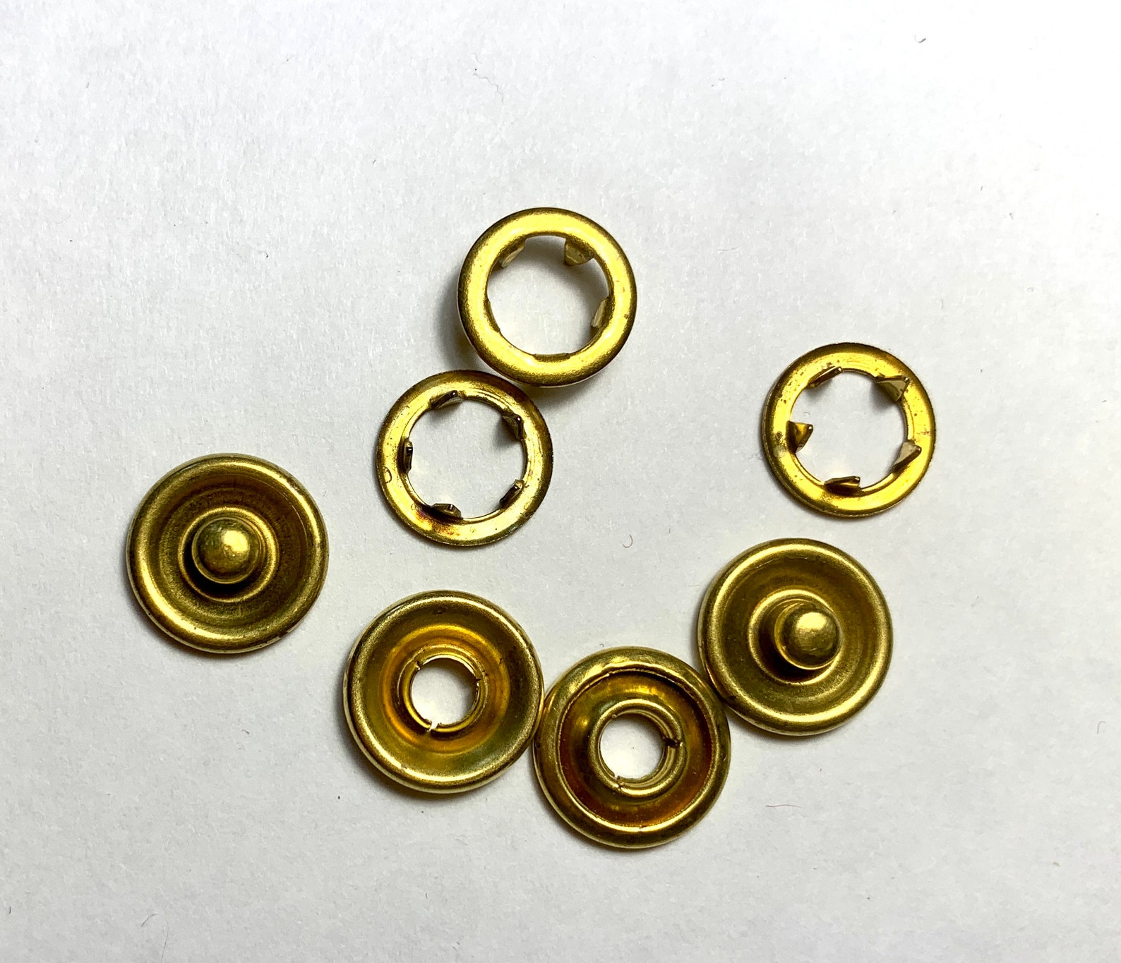 Gold Colored Gripper Snaps - Etsy