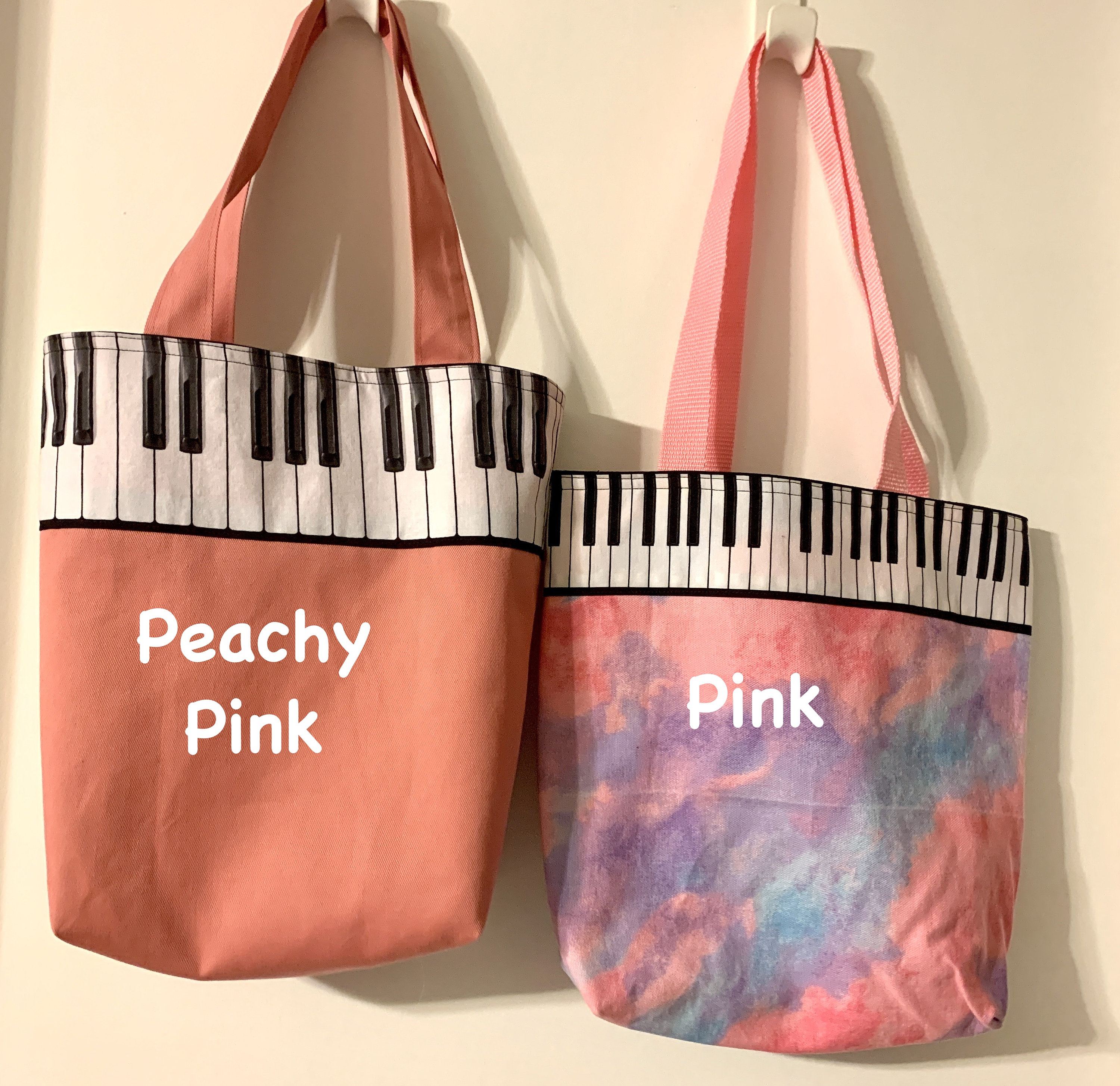 Tote Bag With Piano Keys in Black and Assorted Colors - Etsy UK