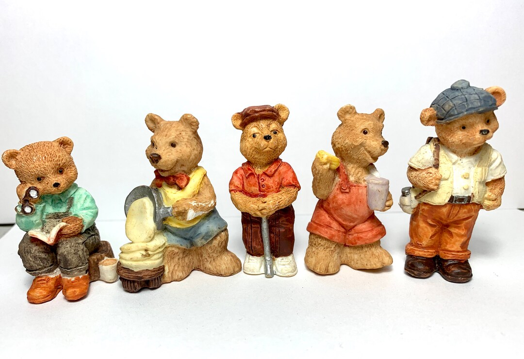 JC Papa Bear Collectible Figurines - Etsy