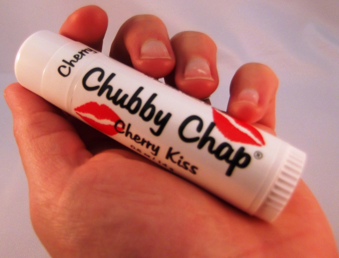 Chubby Chap GIANT .5 Oz Natural Lip Balm -cherry Kiss - Etsy