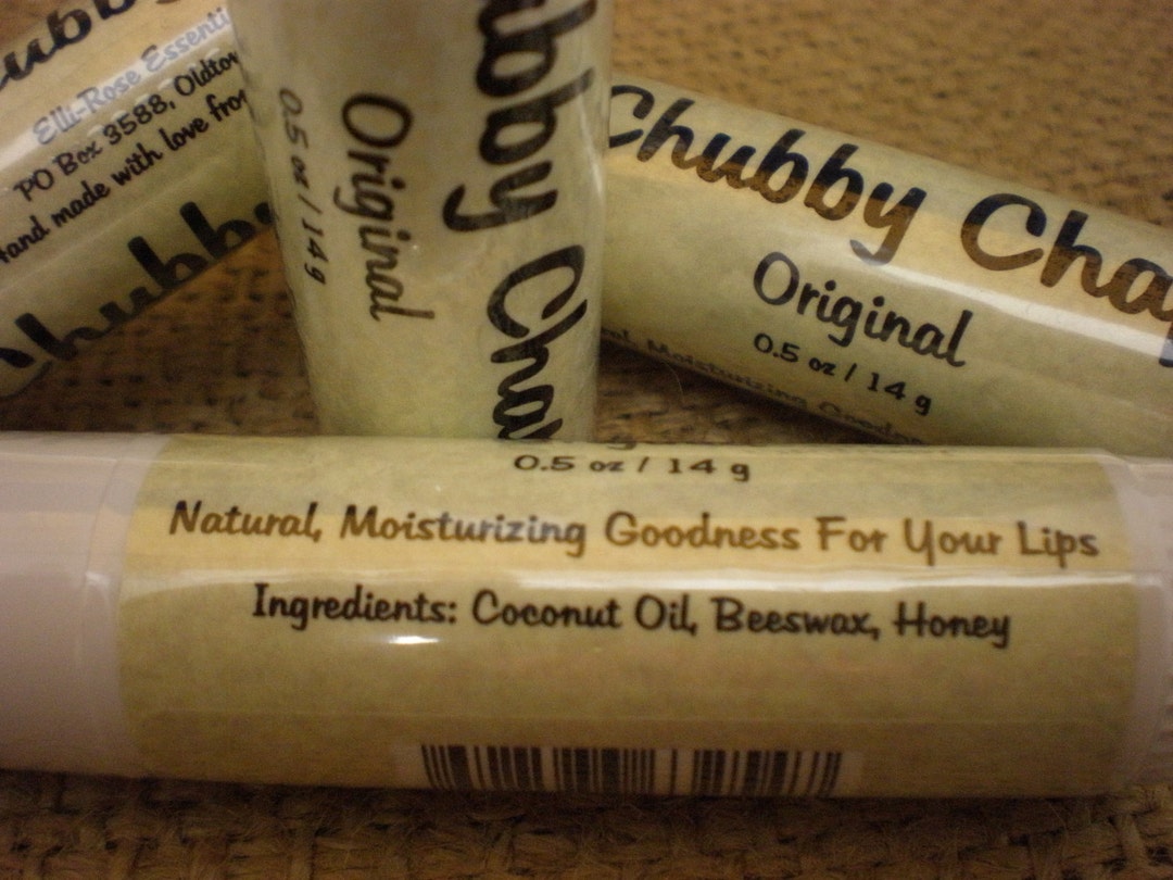 Chubby Chap GIANT .5 Oz Natural Lip Balm - Original, No Flavor, More ...