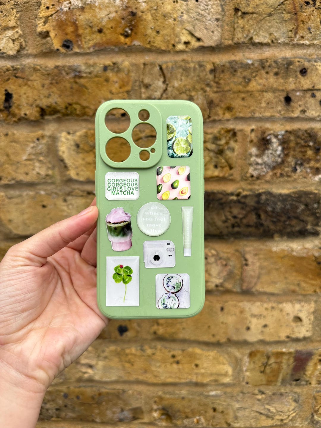 3D Sticker Sheet | Matcha Mood Edition | Resin Sticker Set ...