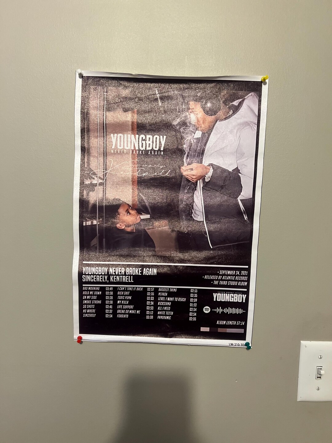 Nba Youngboy Wall Poster - Etsy