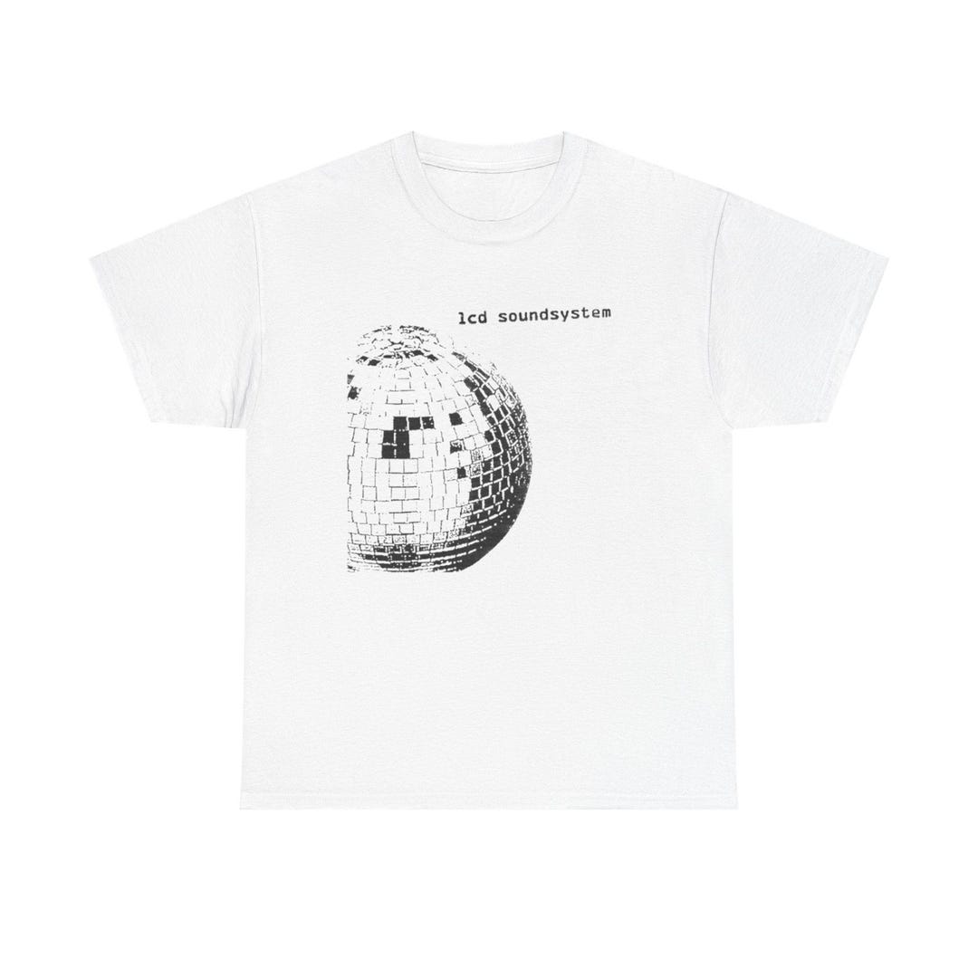LCD Soundsystem Band T-shirt - Disco Ball Design - Vintage-inspired ...