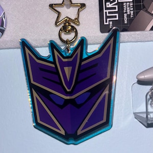 Transformers One Megatronus Prime Holo Back Acrylic Keychain - Etsy