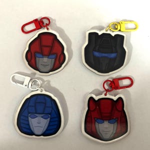 G1 Transformer 1.97” Keychains and Holo Stickers - Etsy