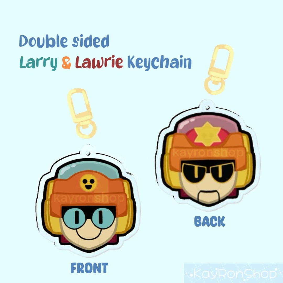 Larry & Lawrie Double Sided Keychain - Etsy