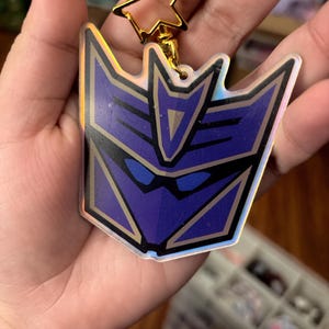 Transformers One Megatronus Prime Holo Back Acrylic Keychain - Etsy