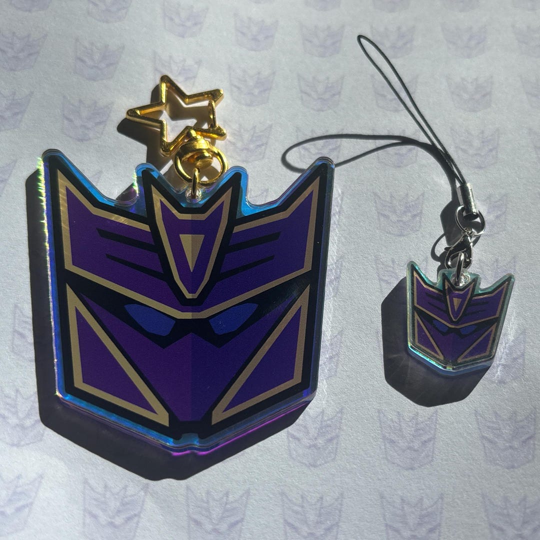 Transformers One Megatronus Prime Holo Back Acrylic Keychain - Etsy