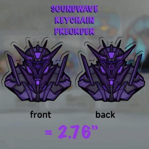 Transformers Prime ] TFP Soundwave, Knock Out & Starscream Acrylic ...