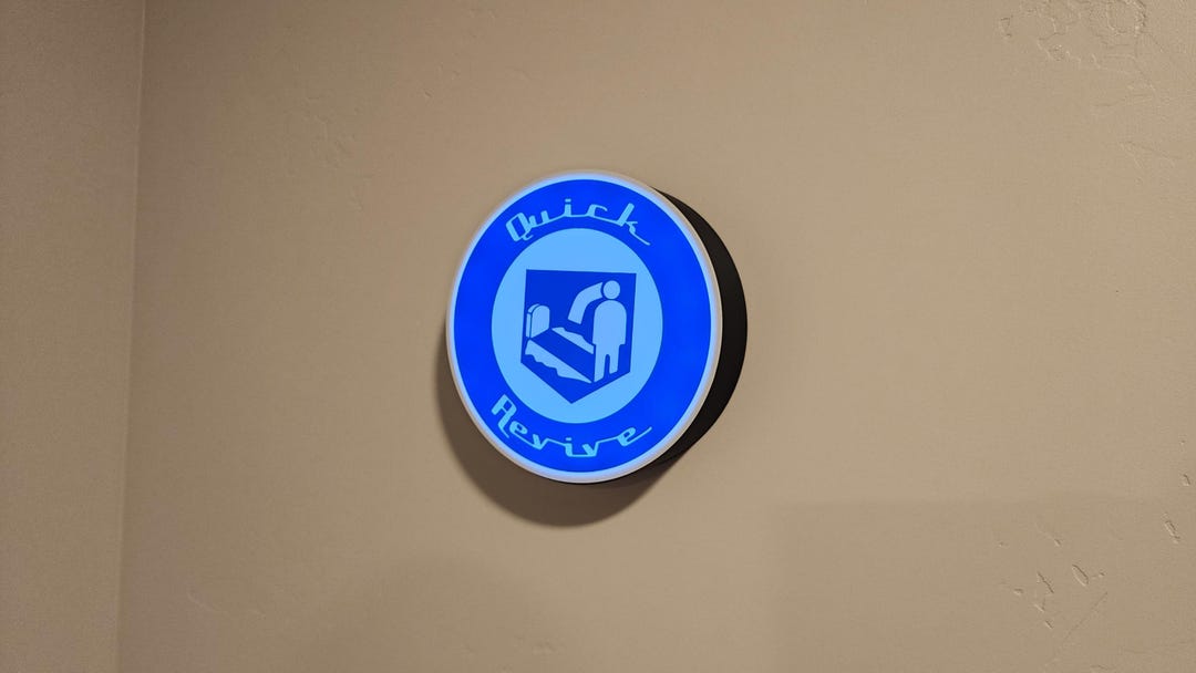 Call of Duty Quick Revive Zombie Perk LED Sign for Video Gamer - Etsy