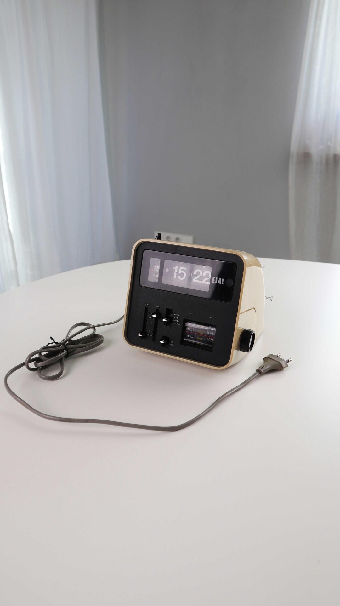 Elac Radio Flip Clock Rd 100 Design Alarm Clock Kitchen 60s 70s Flip ...