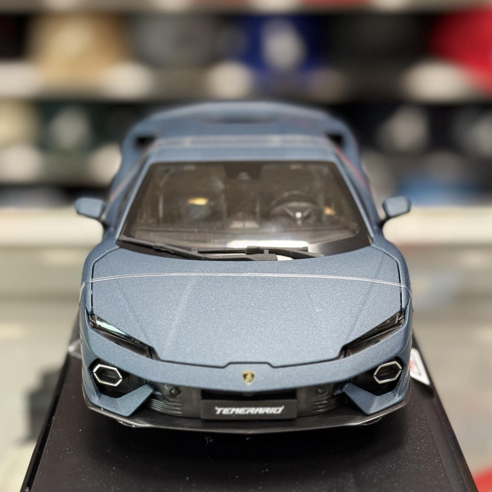 Maisto Lamborghini Temerario 2024 Matte Blue 1/18 Scale Diecast Model ...