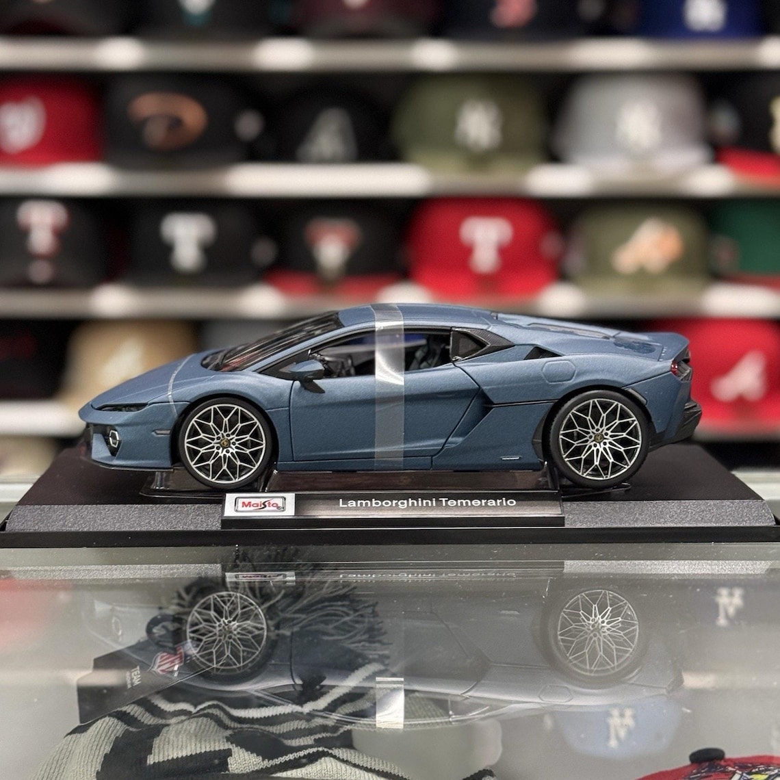 Maisto Lamborghini Temerario 2024 Matte Blue 1/18 Scale Diecast Model ...