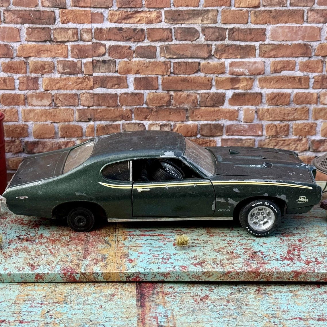 1/18 Scale 1969 Pontiac GTO American Muscle | Diorama Model Parts Car ...