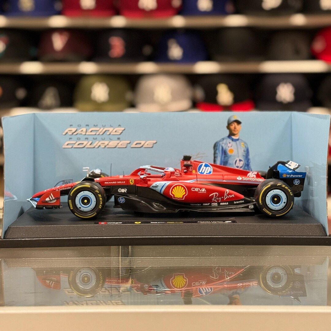 Bburago 1/18 Ferrari Formula 1 F1 SF-24 (C. LECLERC) Miami GP Scale ...
