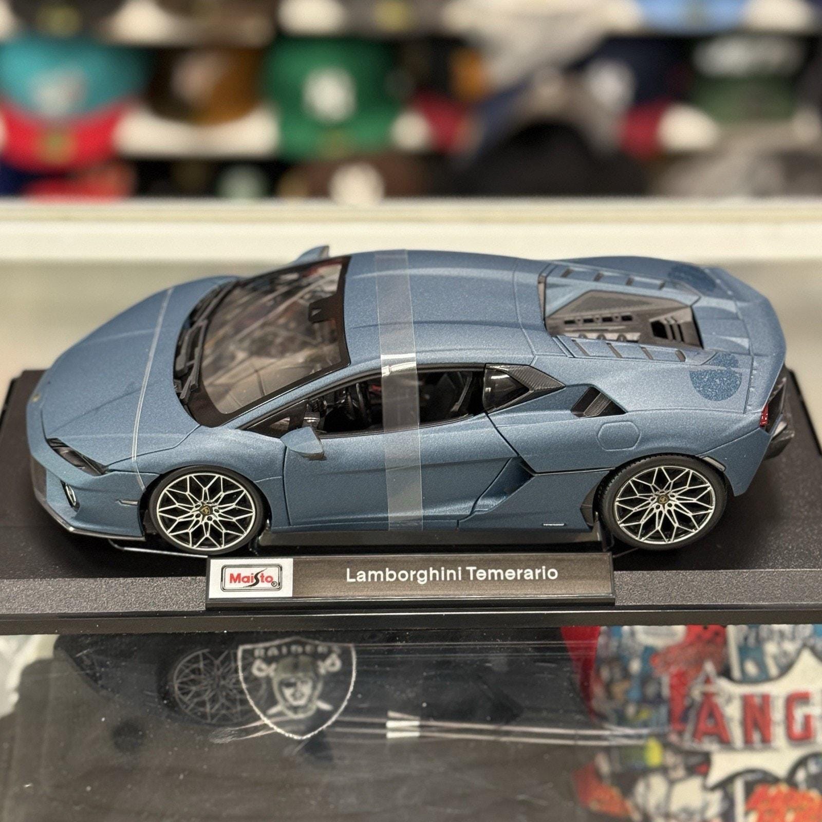 Maisto Lamborghini Temerario 2024 Matte Blue 1/18 Scale Diecast Model ...