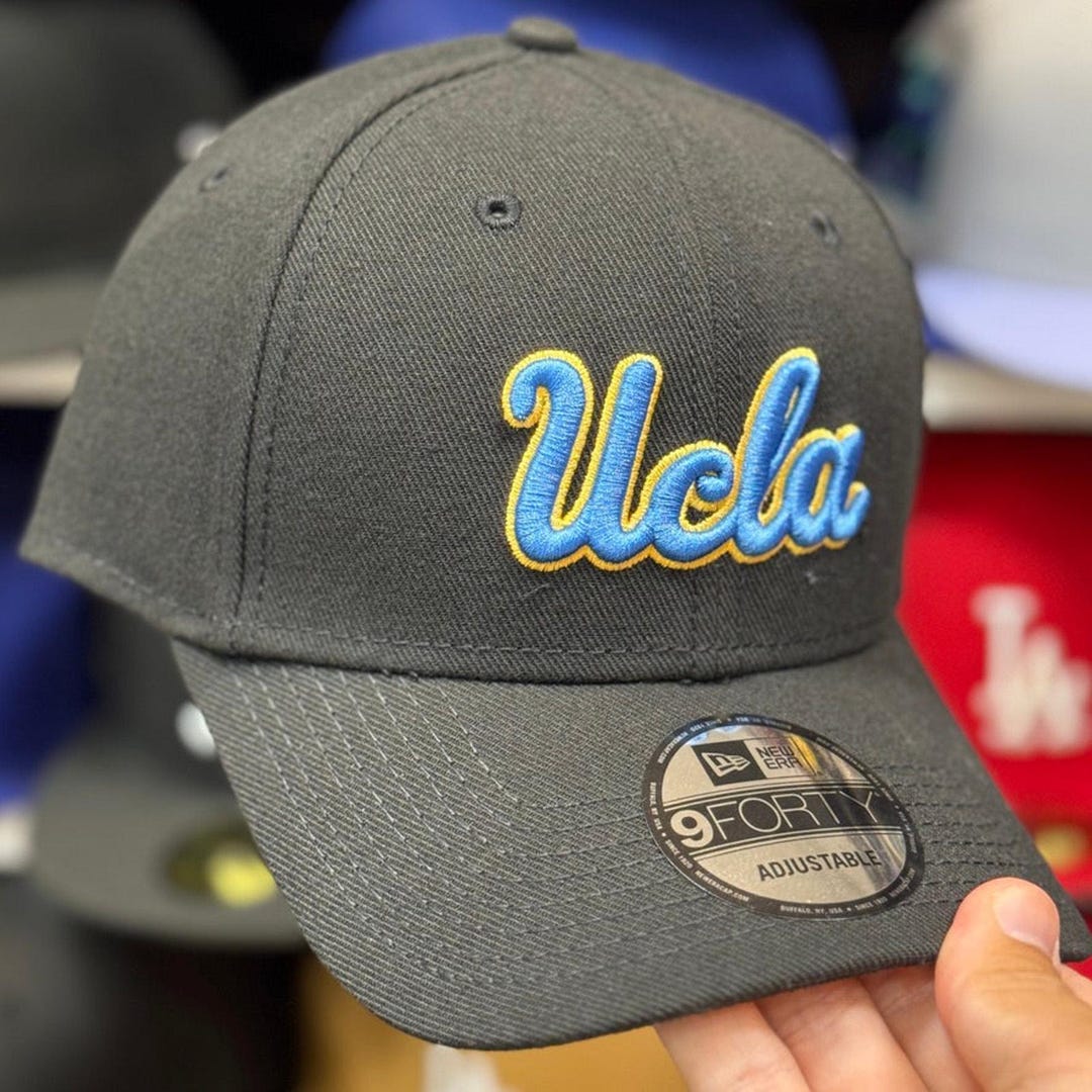 New Era UCLA Script 9FORTY Ball Cap | Black - Etsy