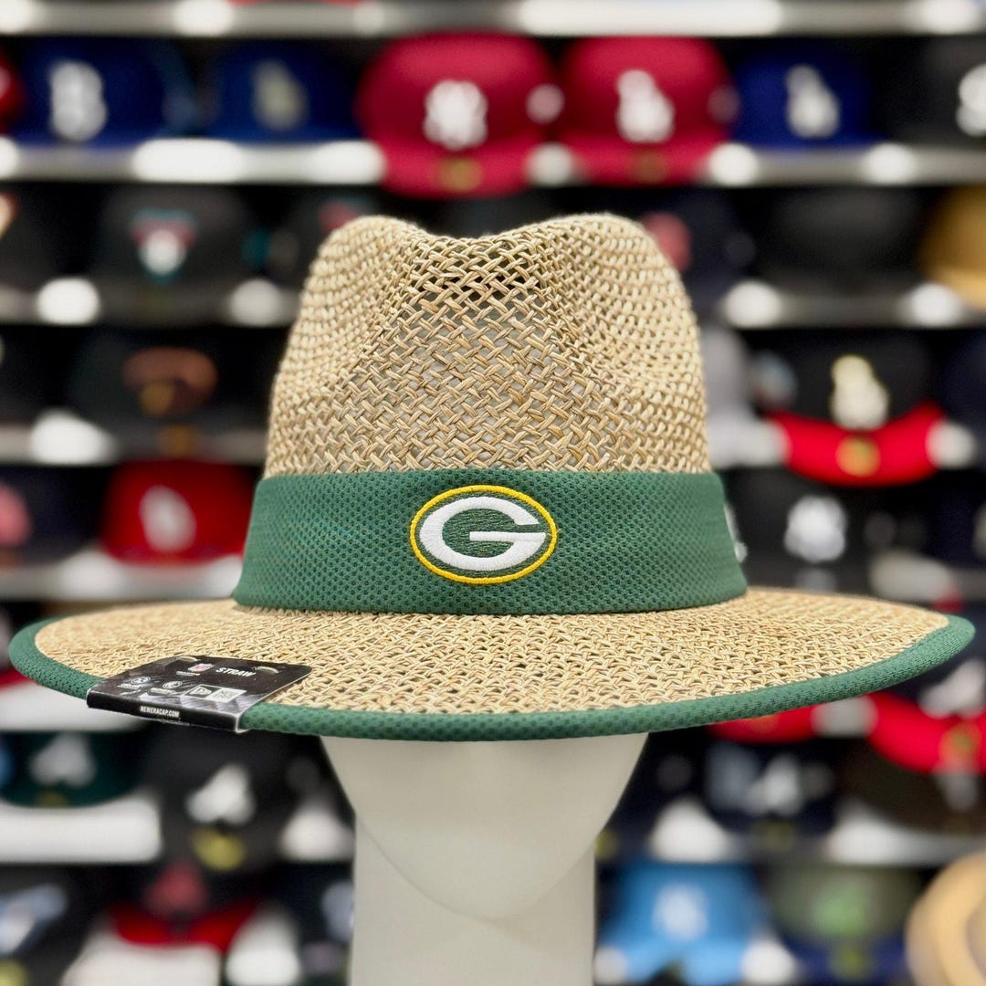 New Era Green Bay Packers NFL Straw Hat | New Old Stock - Etsy