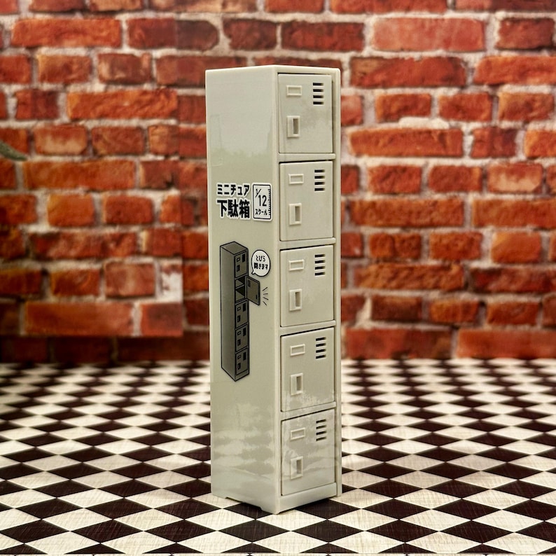 1/18 Scale Work School Locker Miniature Diorama Set | Made in Japan - Etsy