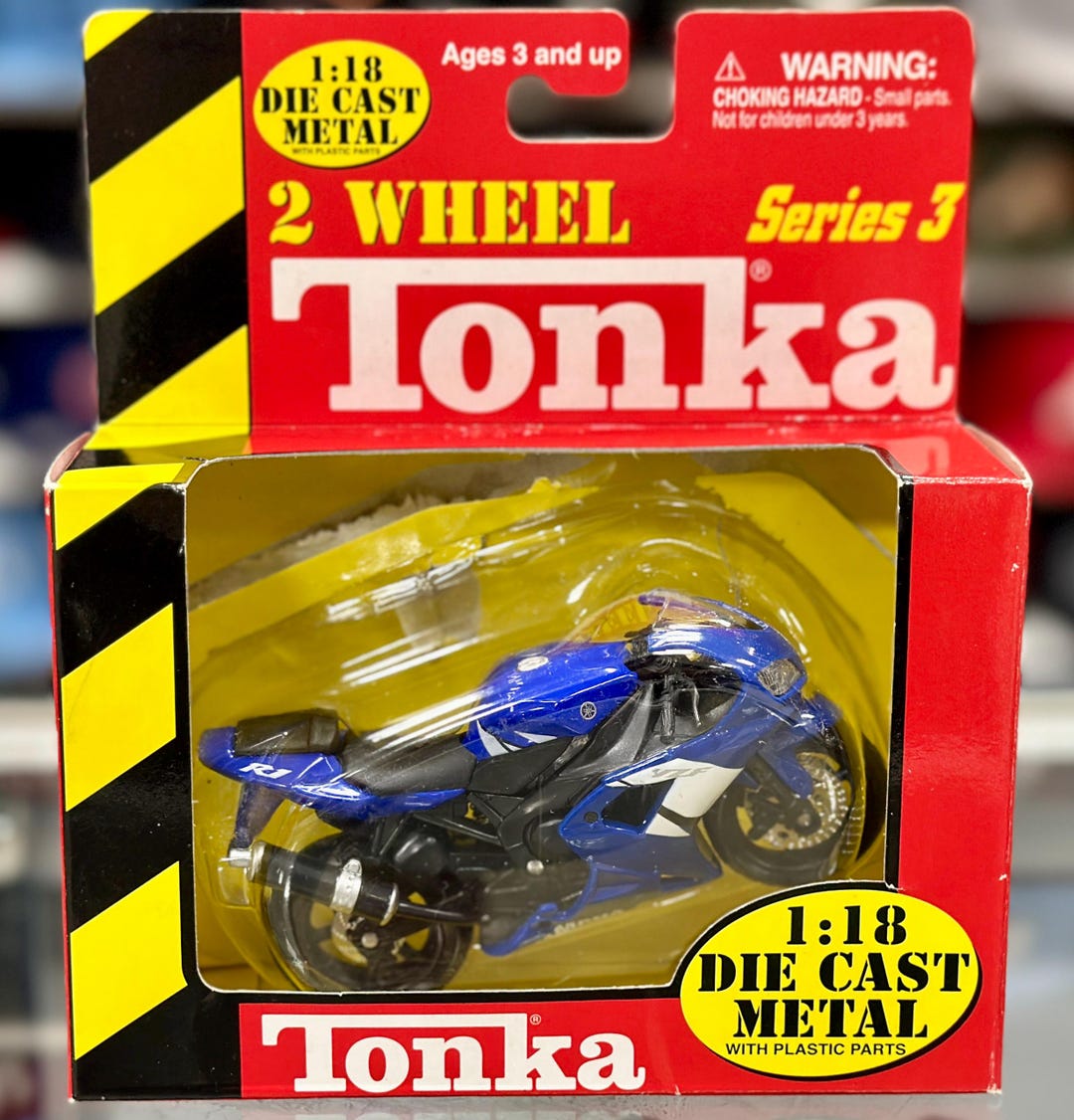 1/18 Yamaha R1 Super Sports Bike Motorcycle Motorbike Tonka - Etsy