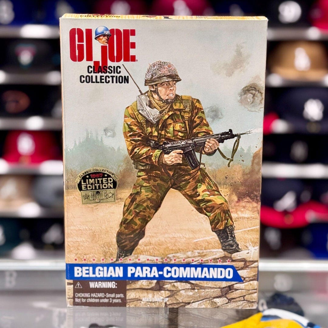 GI Joe Belgium Para-commando 1996 Classic Collection | Limited Edition ...