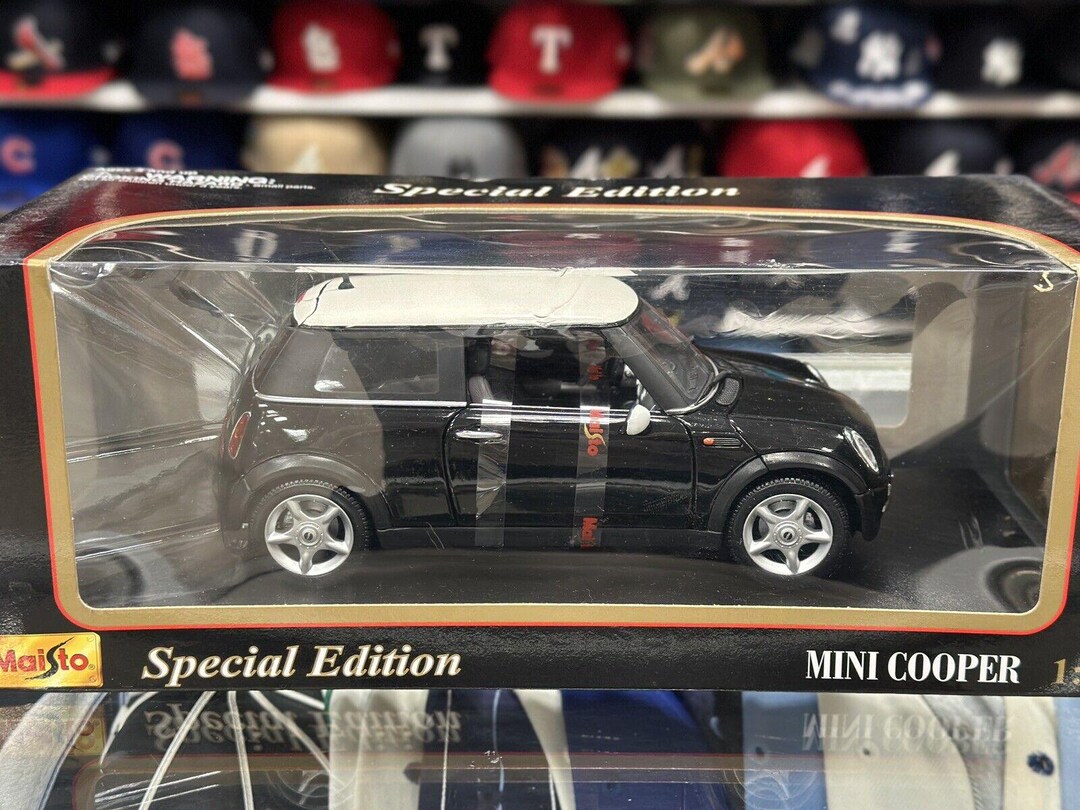 1/18 Mini Cooper Black Vintage Diecast Model Car | New Old Stock - Etsy