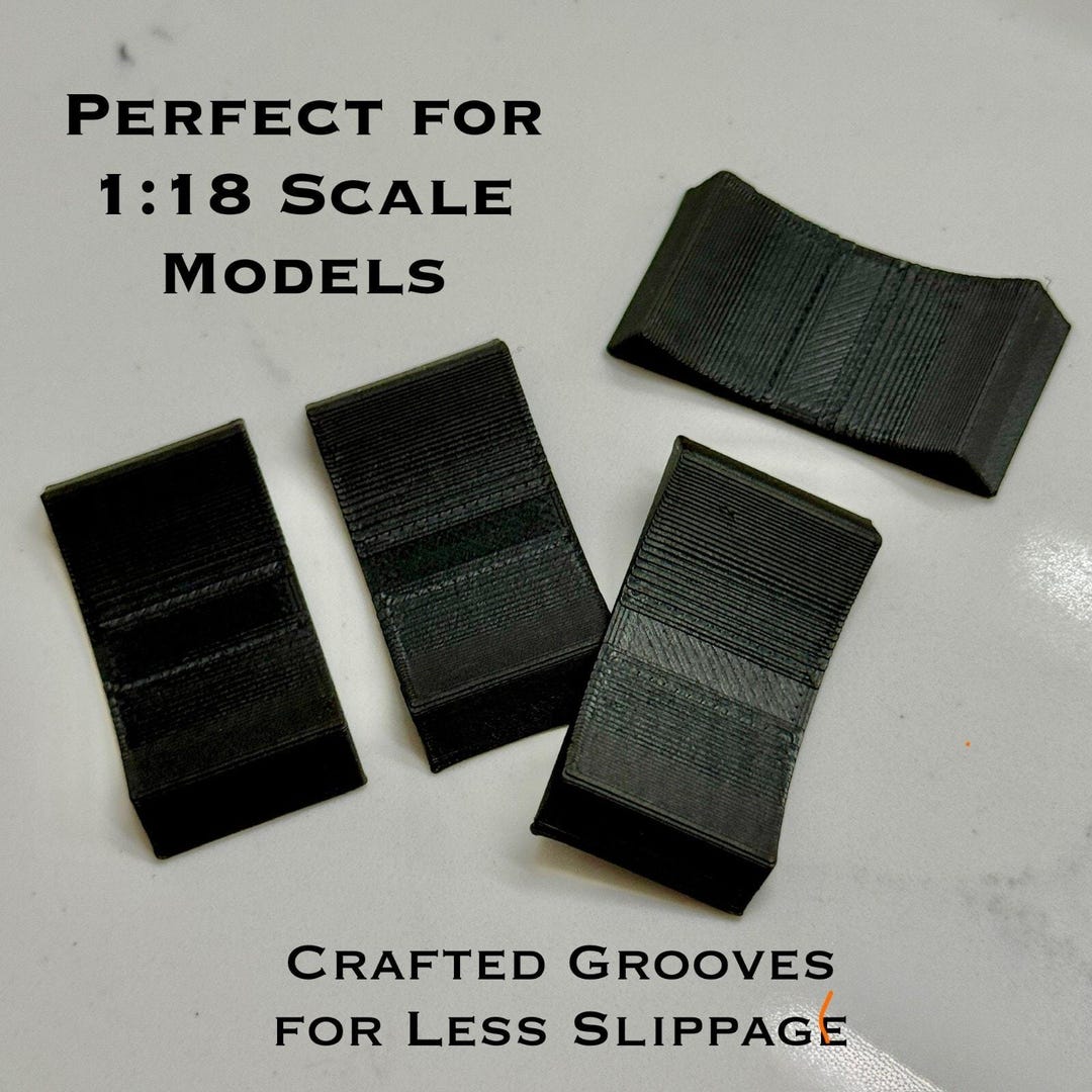 1/18 Scale Wheel Stopper Chocks Tire Block Stop Roll for Diecast Cars ...