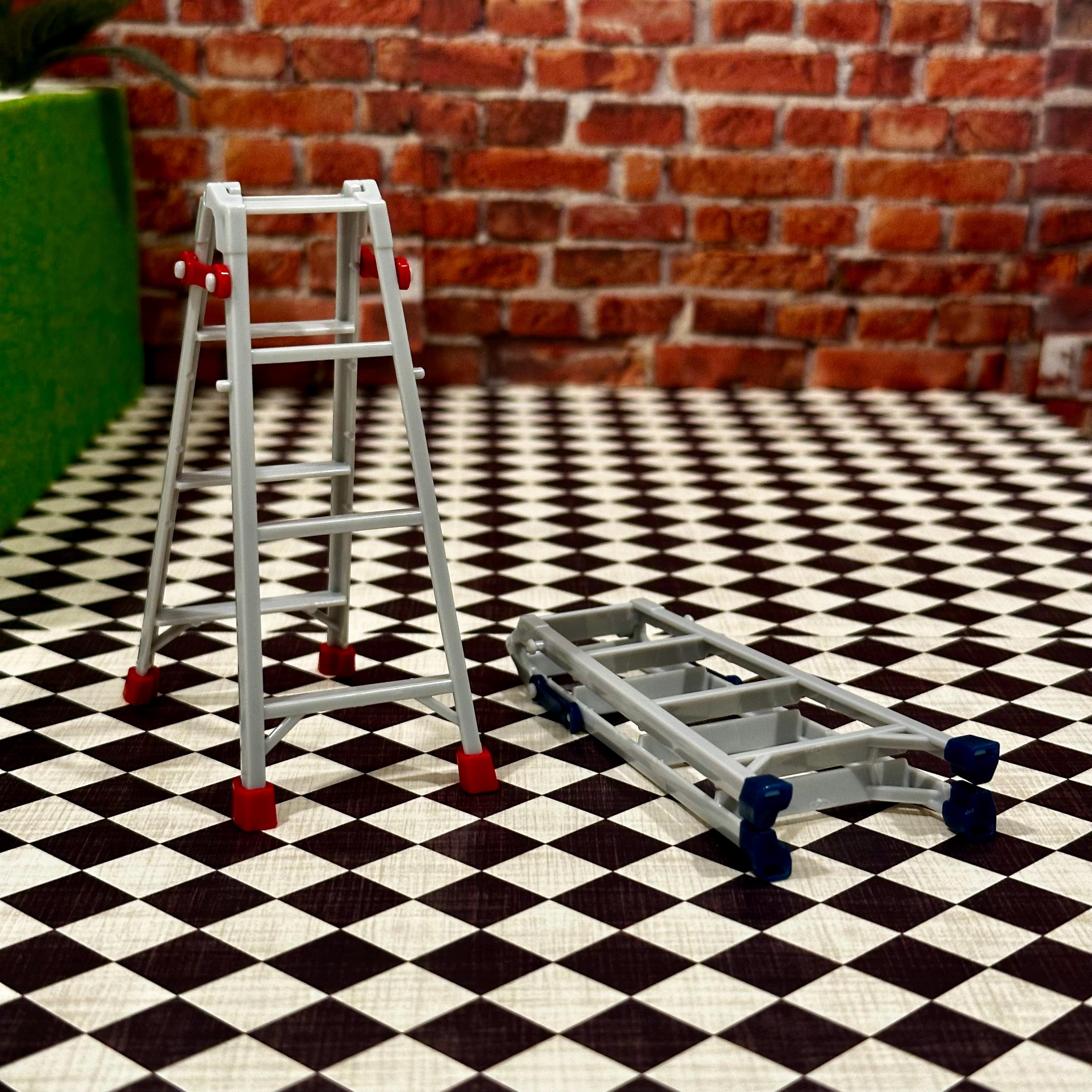 1/18 Scale Foldable Ladder Miniature Diorama Set | Made in Japan - Etsy
