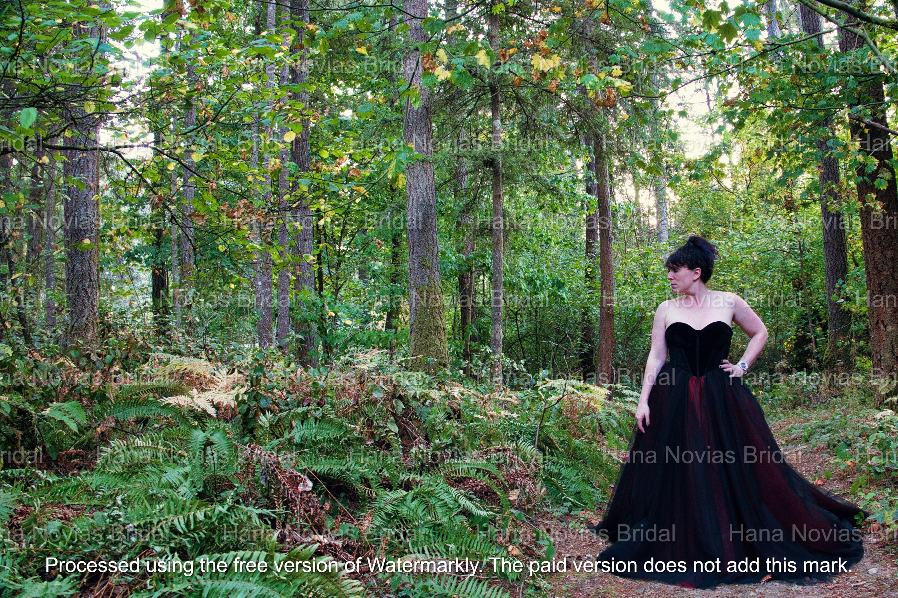 Velvet Gothic Wedding Dress, Margaret Gown With Detachable Sleeves ...